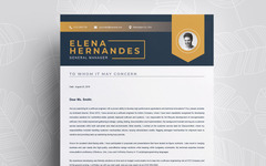 Elena Resume Template #84432 - TemplateMonster