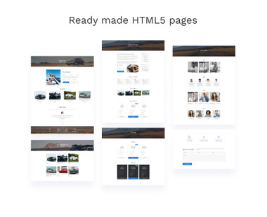 Rent Car - Car Rental Multipage HTML5 Website Template #48656