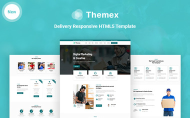 Themex - Delivery Responsive HTML5 Website Template #178657