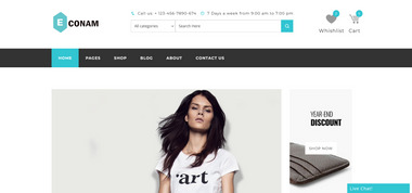 Econam - Responsive Ecommerce Html5 Template #342267