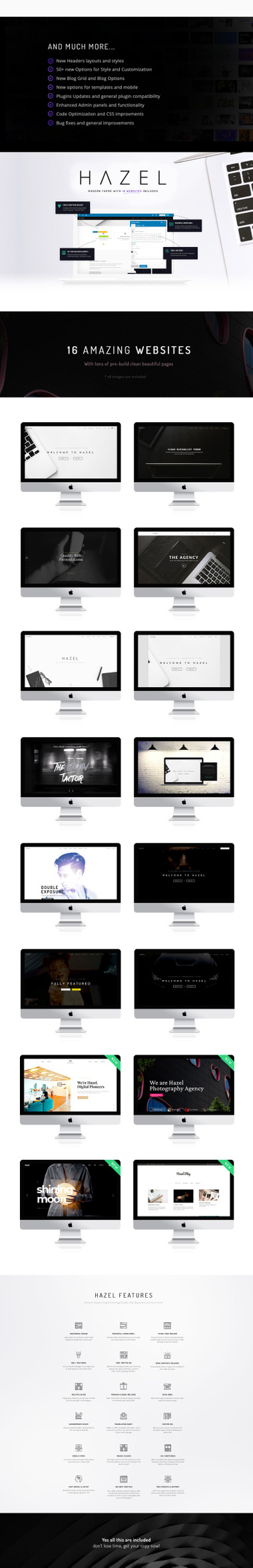 Hazel - Clean Minimalist Multi-Purpose WordPress Theme #67167