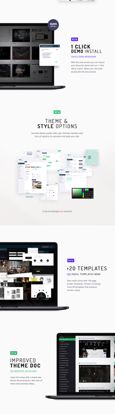 Hazel - Clean Minimalist Multi-Purpose WordPress Theme #67167