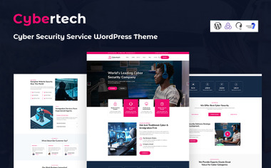 Cybertech- Cyber Security Service Responsive WordPress Theme #227698