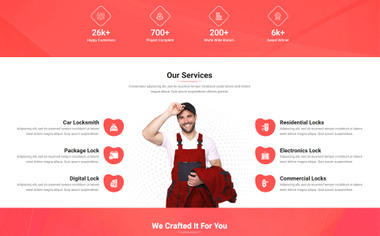 Locksmith HTML Responsive Website Template #260705