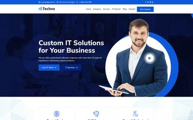 Techno IT Solution & Multi-Purpose React JS Template #236131