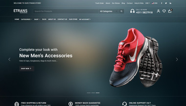 eTrans - eCommerce HTML Template #185863