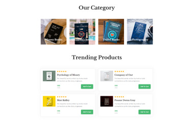 Booksly - Book Store HTML5 Template #321756