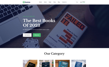 Booksly - Book Store HTML5 Template #321756