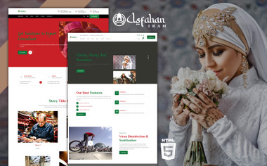 Asfahan Iran Culture HTML5 Website Template #241588