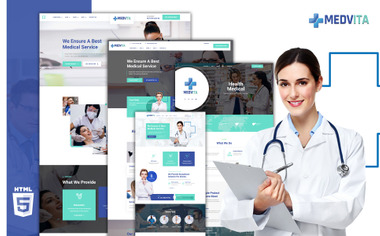 Medvita Multipurpose Medical Clinic HTML5 Template #226555