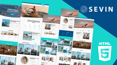 Sevin Surfing & Water Sports HTML5 Website Template #252054
