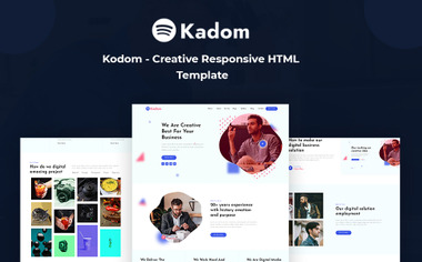 Kadom – Creative Responsive Website Template #231824