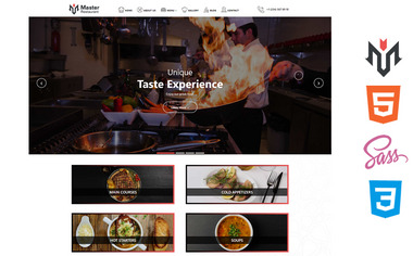 Master Restaurant - Food & Restaurant Html5 Css3 Theme Website Template ...