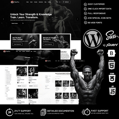 FlexPro - Bodybuilding & Online Courses & Education WooCommerce ...