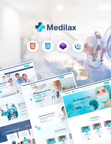 Medilax - Medical Doctor Health Care Pharmacy HTML Template #243681