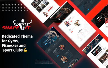 Gym And Fitness Website Template | HTML5 #184419