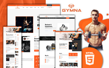 Gymna - Gym HTML5 Template #226162