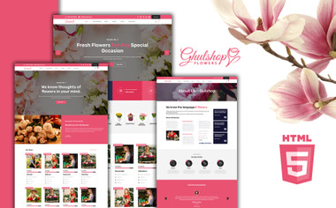 Gulshop - Flower Html Template #191579