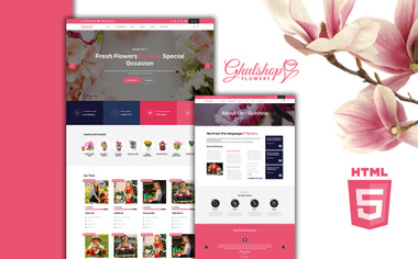 Gulshop - Flower Html Template #191579