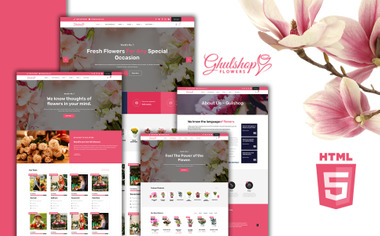 Gulshop - Flower Html Template #191579