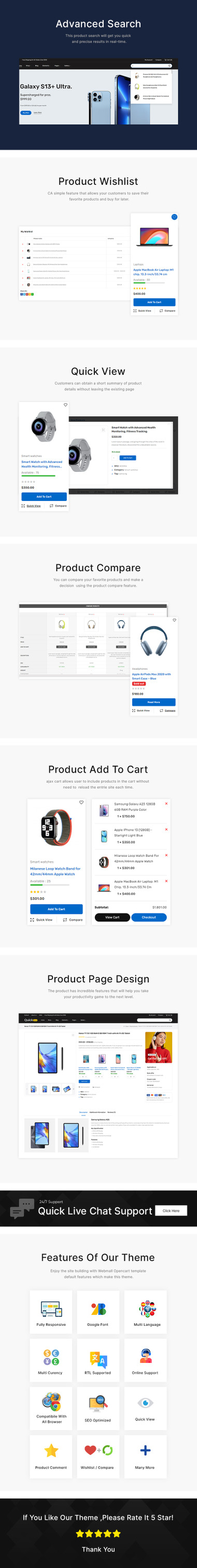 Quickstore – Electronics and Mega Shop Multipurpose Elementor WooCommerce Store #252069