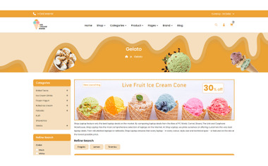 IceCreamZone Web - A Refreshing HTML Template for Ice Cream Parlors and ...