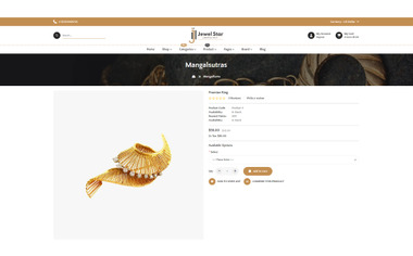 JewelStar Html - Clean and Sleek Jewelry Shop Website Template #326900