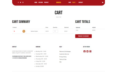 Burgera - Fast Food and Restaurant HTML template #226428