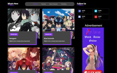 OneAnime - Watch Anime Online and Anime News Or Blog Responsive Website ...
