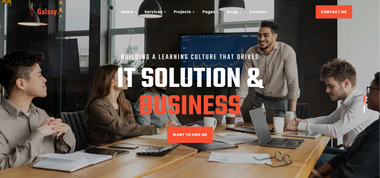 Galaxy - IT Solution HTML Template #187928