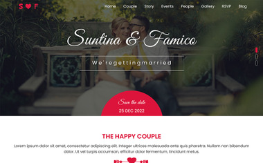 Marry - Responsive Wedding HTML Template #270066