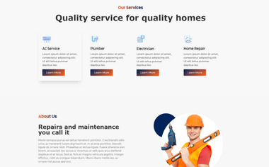 Roso Quality Home Repairing Service - Wordpress Theme #338656