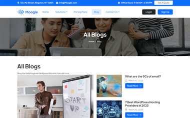 Moogle - Html5 WebTemplate #346325