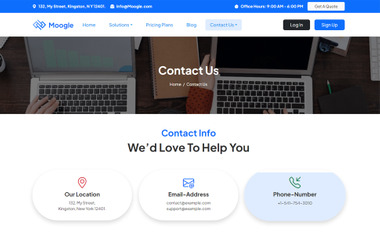 Moogle - Html5 WebTemplate #346325