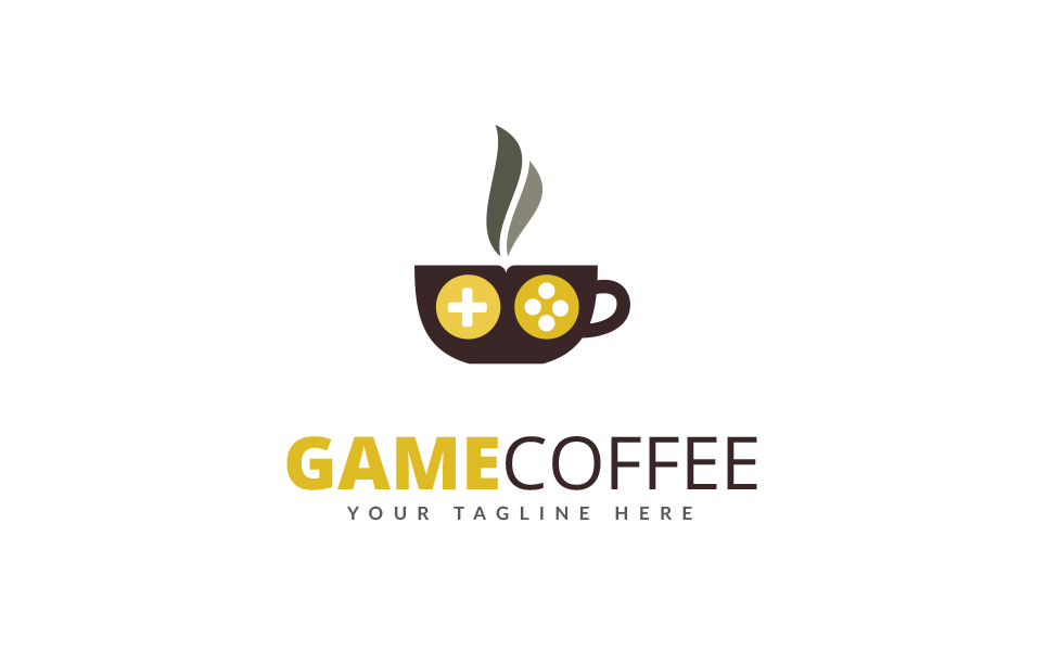 Game Coffee - Logo Template #68437