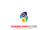 Chameleon Record Logo Template #69097