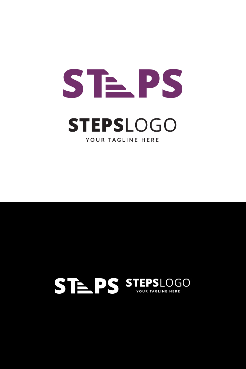 Steps Logo Template #69654