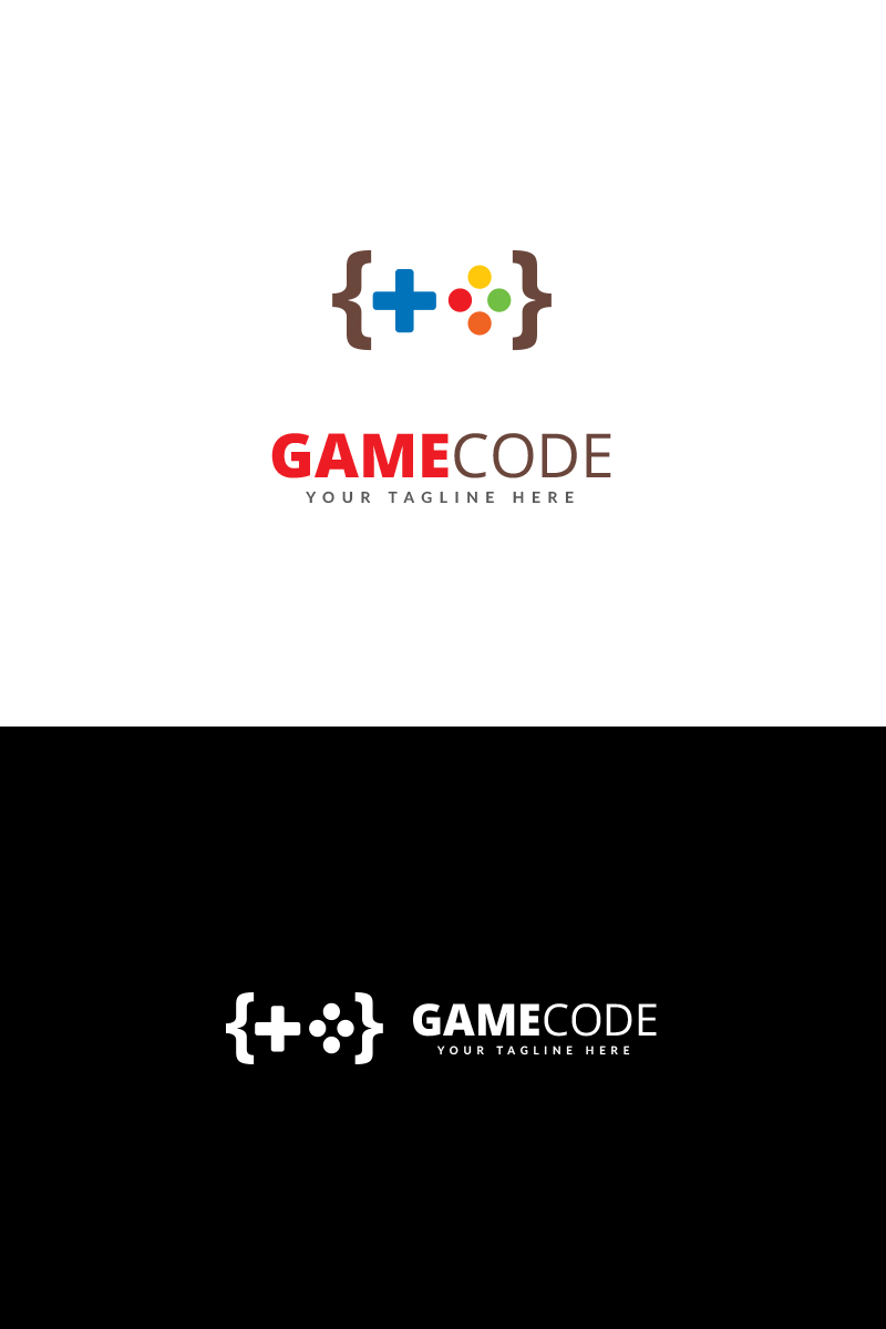 Game Code Logo Template #69978