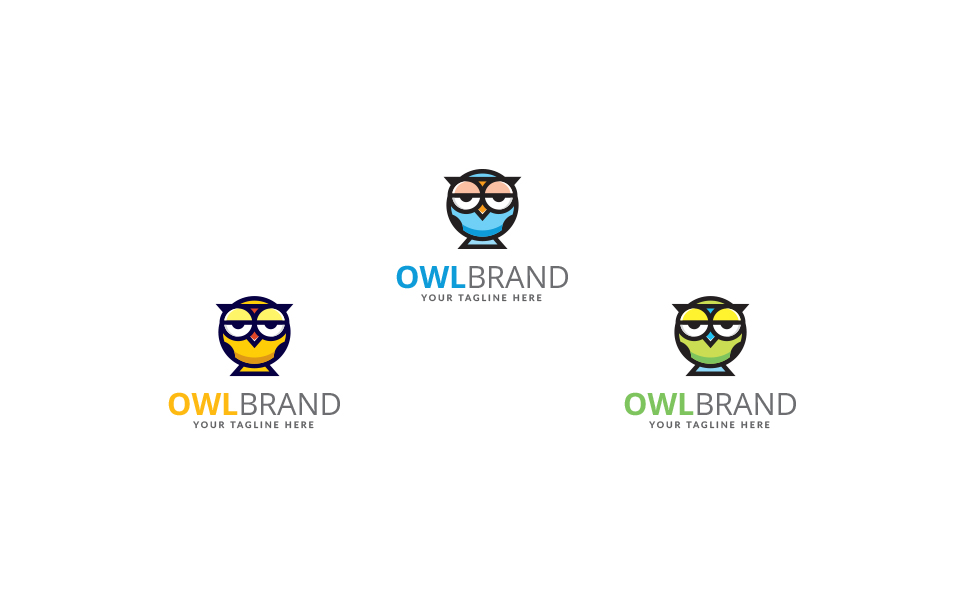 Owl Brand Design Logo Template #70726
