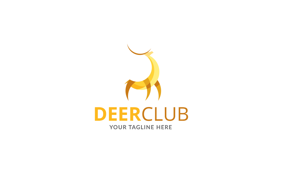 Deer Club Logo Template #72086