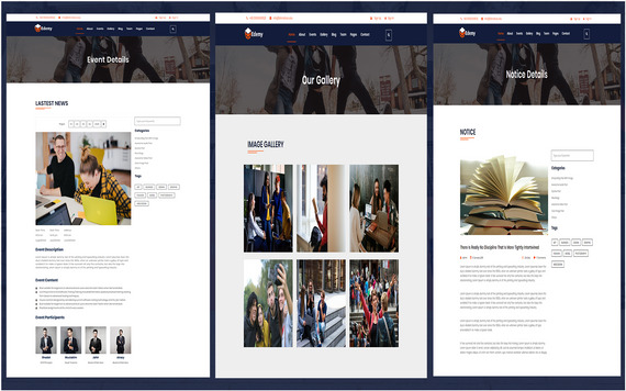 Edemy - Education HTML5 Website Template #101271