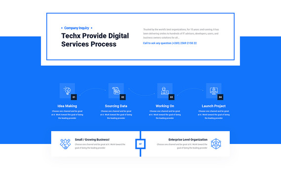 Techx - IT Solutions & Services WordPress Theme #218554