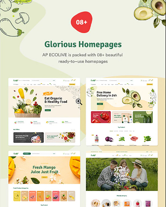 TM Ecolive - Organic & Food Shopify Theme #260712