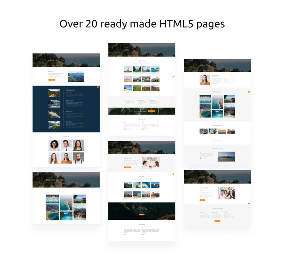 Discovery Tour - Travel Agency HTML5 Website Template #58204