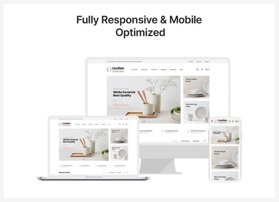 Levilon - Ceramic and Craft PrestaShop Theme #84008