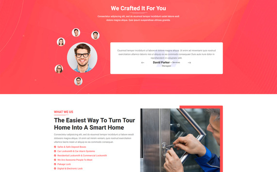 Locksmith HTML Responsive Website Template #260705