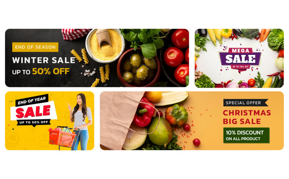 Grocery Hut - ECommerce Responsive HTML Website Template #307125