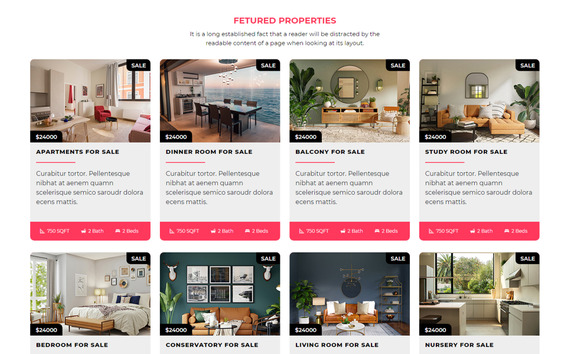 Realtor - Real Estate HTML5 Website Template #253771