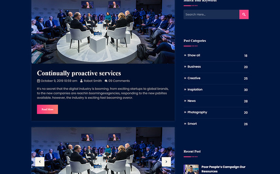 Digicom Event Calendar & Conference HTML5 Template #255988