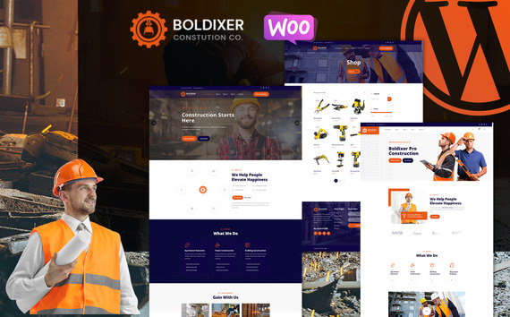 Boldixer Construction Multipurpose WordPress Theme #224554